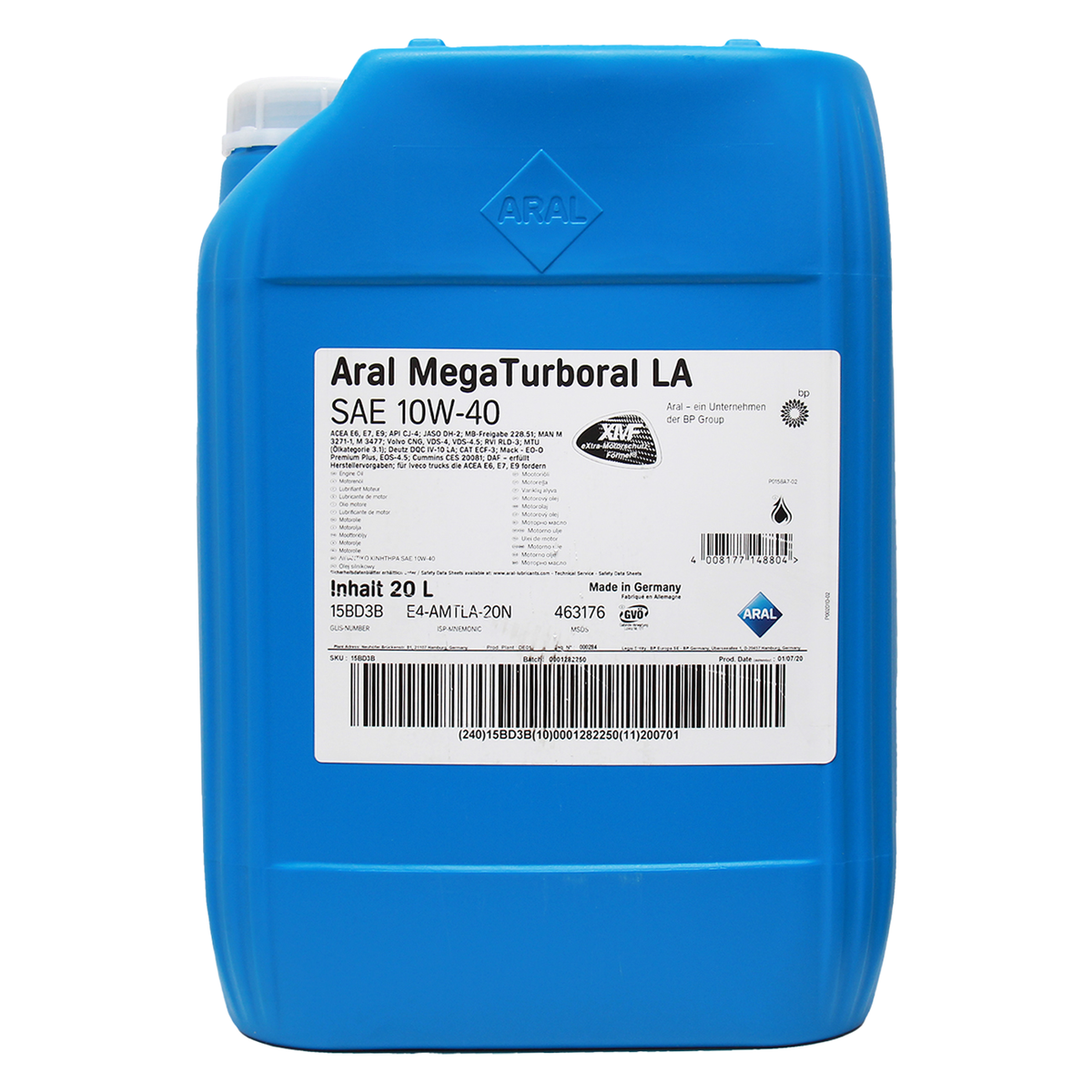 Aral MegaTurboral LA 10W-40 20 Liter – Autovos