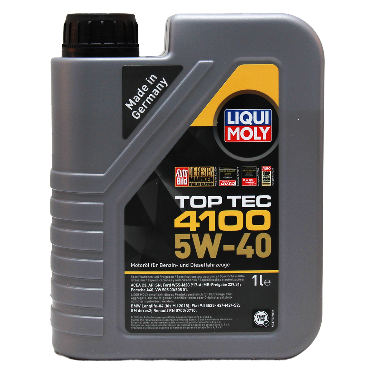 Liqui Moly Top Tec 4100 5W-40 1 Liter – Autovos