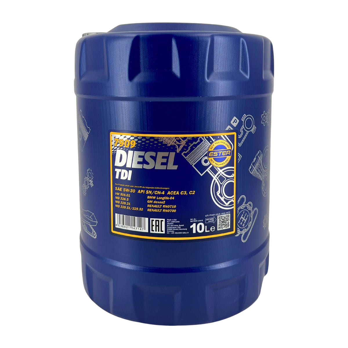Mannol Diesel TDI 5W-30 10 Liter – Autovos